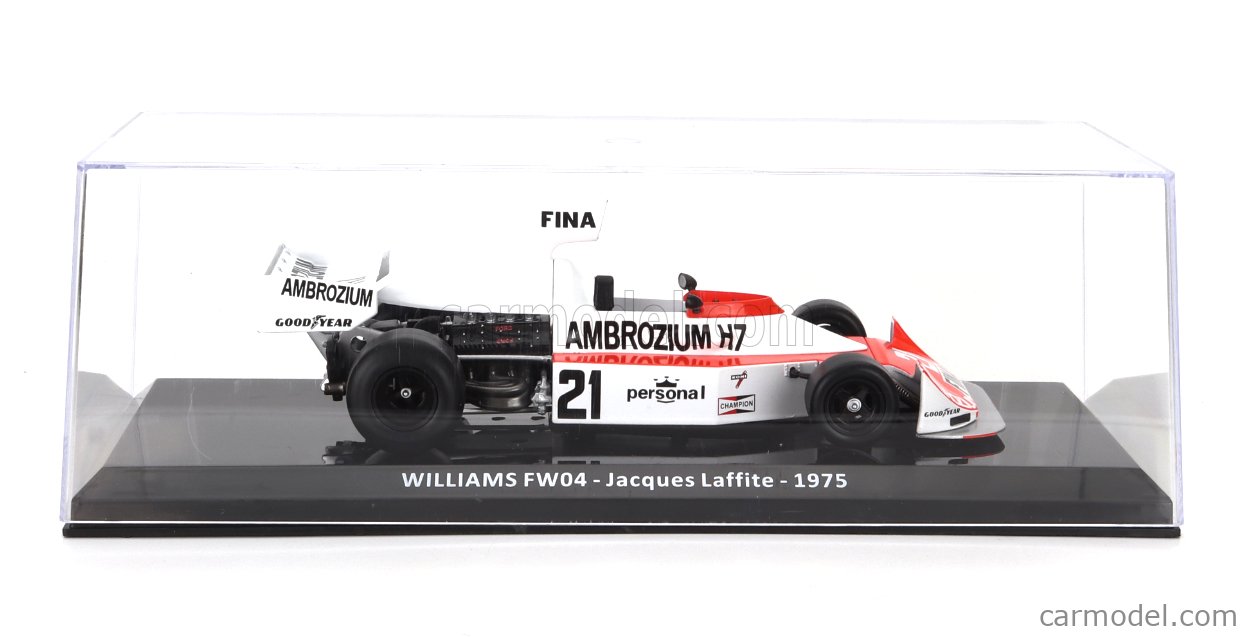 EDICOLA MW2ALA0074-EXPO24-VET Scale 1/24 | WILLIAMS F1 FW04 N 21 SEASON 1975 JACQUES LAFFITE ...