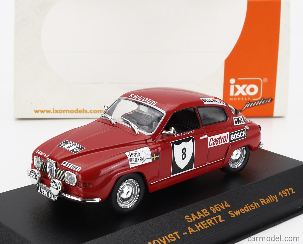 IXO-MODELS CIXJ000008 Scala 1/43 | SAAB 96 V4 COUPE N 8 WINNER RALLY ...