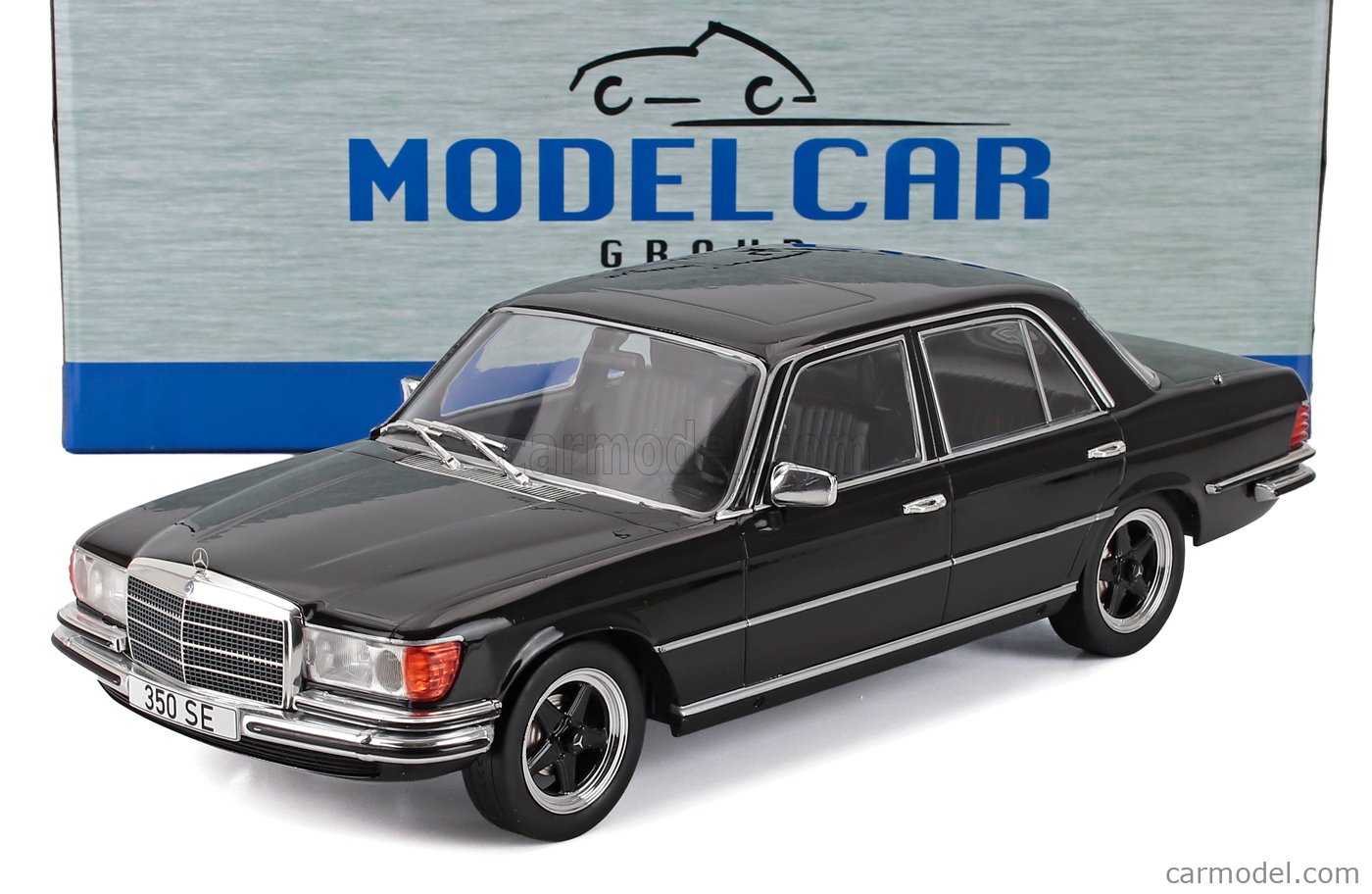 MCG MCG18551 Scale 1/18 | MERCEDES BENZ S-CLASS 350SE (W116) 1972 BLACK