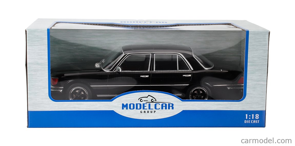 MCG MCG18551 Scale 1/18 | MERCEDES BENZ S-CLASS 350SE (W116) 1972 BLACK