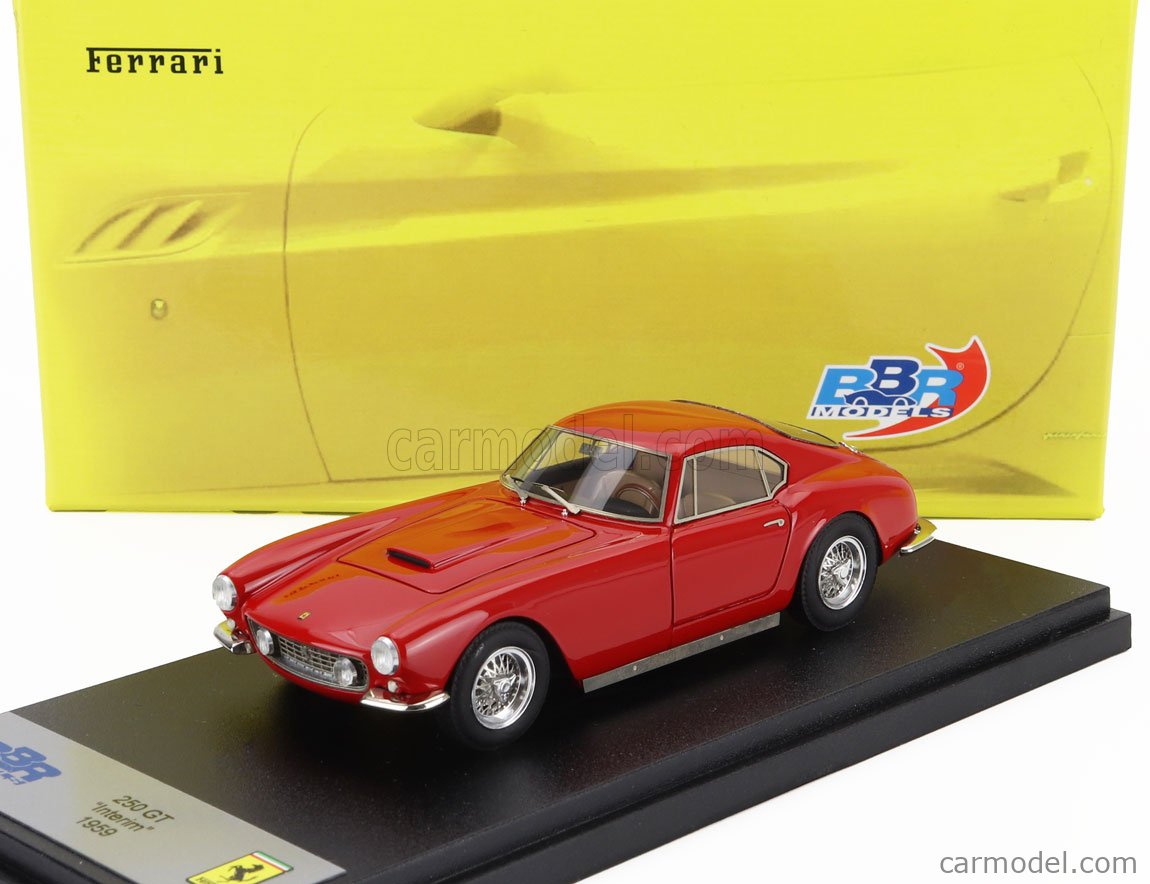 BBR-MODELS BBR201A Scale 1/43 | FERRARI 250 GT COUPE INTERIM 1959 RED