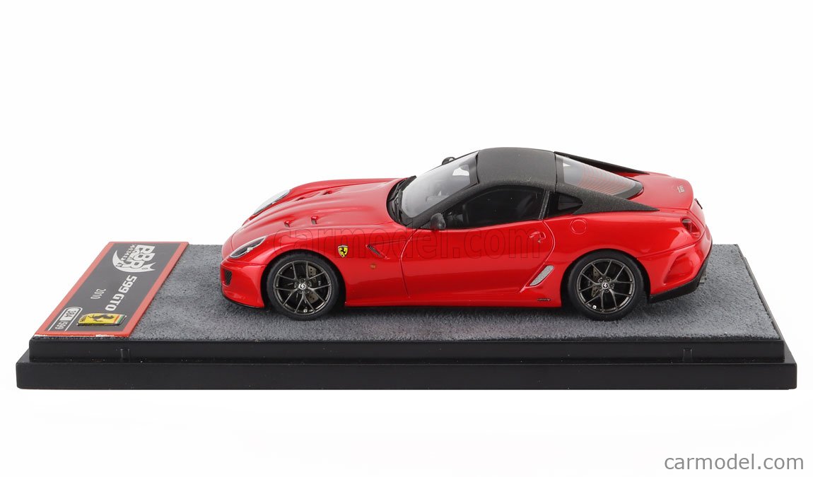 BBR-MODELS BBRC35 Scale 1/43 | FERRARI 599 GTO 2010 F-1 RED MET MATT GREY
