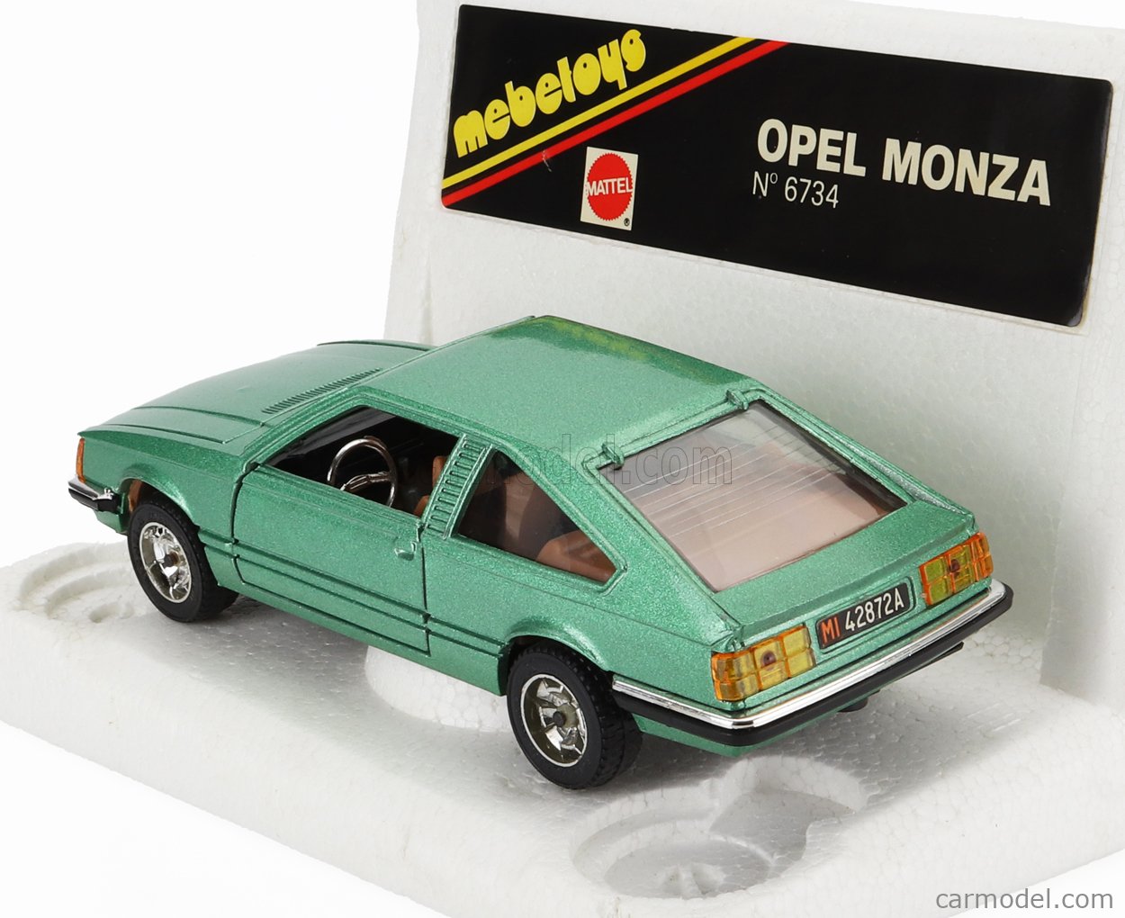 MEBETOYS MATTEL 6734 Scale 1/25 | OPEL MONZA 1980 GREEN MET
