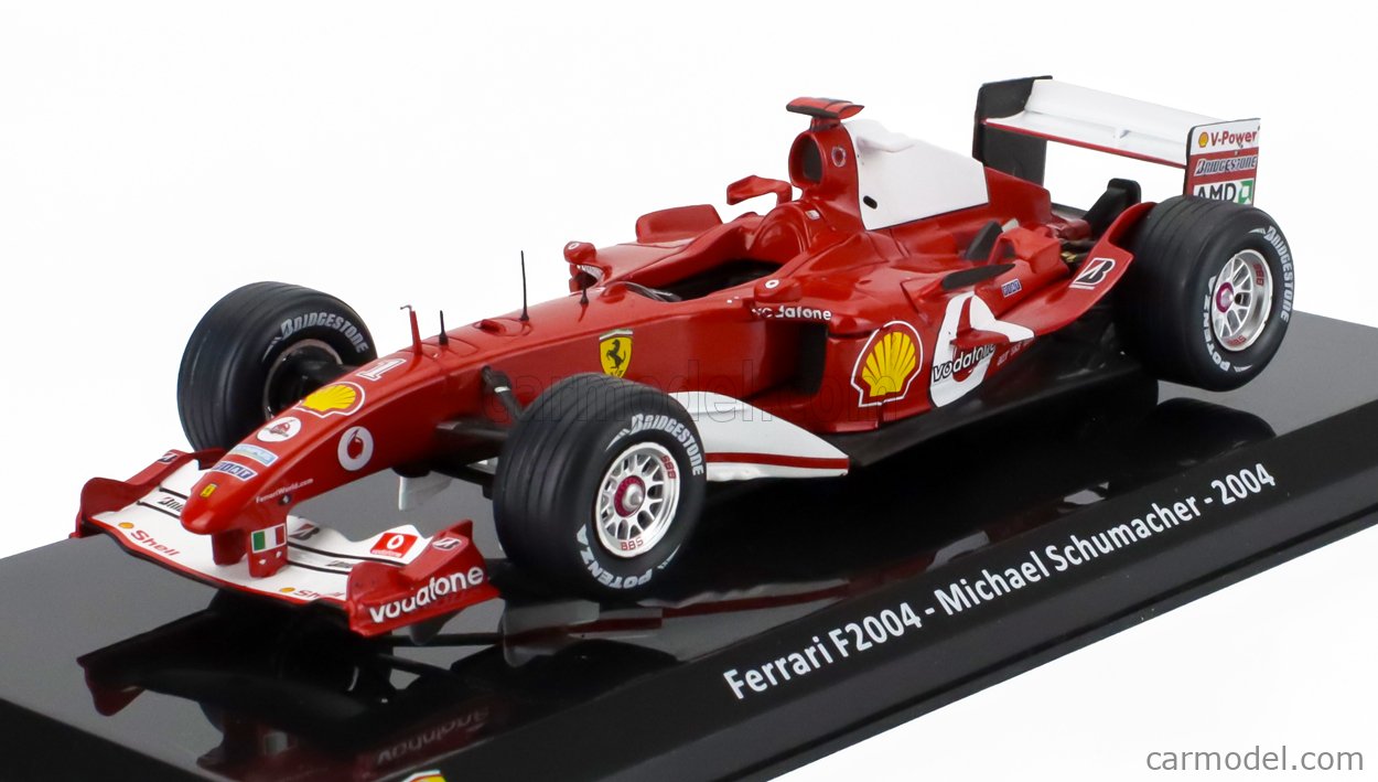 EDICOLA FE24-0043 Scale 1/24 | FERRARI F1 F2004 N 1 WORLD CHAMPION ...