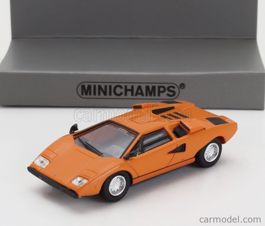 MINICHAMPS 870103124 Scale 1/87 | LAMBORGHINI COUNTACH LP400 1974 ORANGE