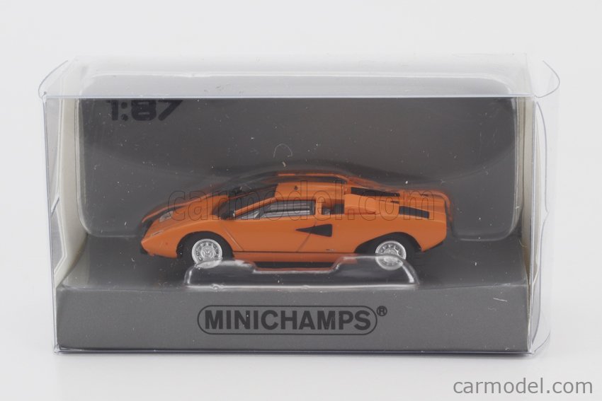 MINICHAMPS 870103124 Scale 1/87 | LAMBORGHINI COUNTACH LP400 1974 ORANGE