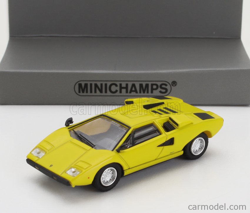 MINICHAMPS 870103121 Scale 1/87 | LAMBORGHINI COUNTACH LP400 1974 YELLOW