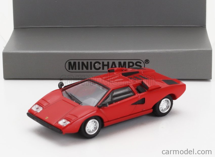 MINICHAMPS 870103120 Scale 1/87 | LAMBORGHINI COUNTACH LP400 1974 RED