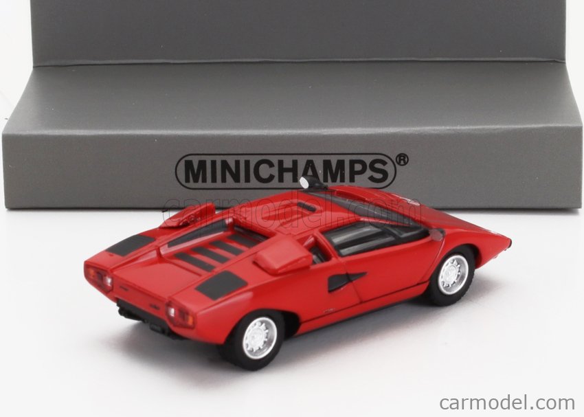 MINICHAMPS 870103120 Scale 1/87 | LAMBORGHINI COUNTACH LP400 1974 RED