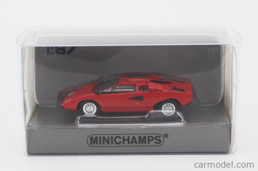 MINICHAMPS 870103120 Scale 1/87 | LAMBORGHINI COUNTACH LP400 1974 RED