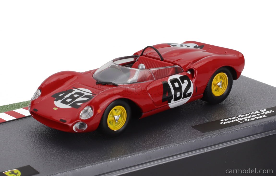 EDICOLA ABFRT068 Escala 1/43 | FERRARI 206SP DINO SPIDER TEAM SCUDERIA ...