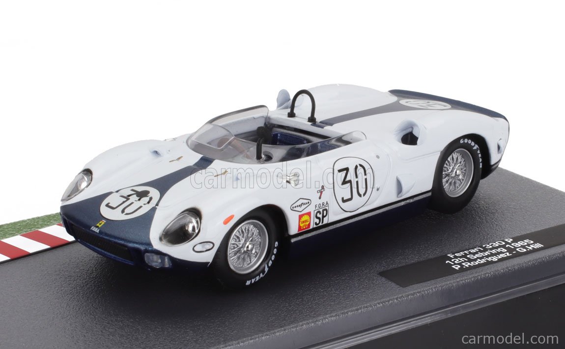 EDICOLA ABFRT044 Echelle 1/43 | FERRARI 330P SPIDER TEAM MECOM RACING N ...