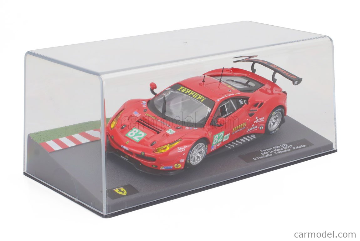 EDICOLA ABFRT043 Scale 1/43 | FERRARI 488 GTE 3.9L TURBO V8 TEAM RISI ...