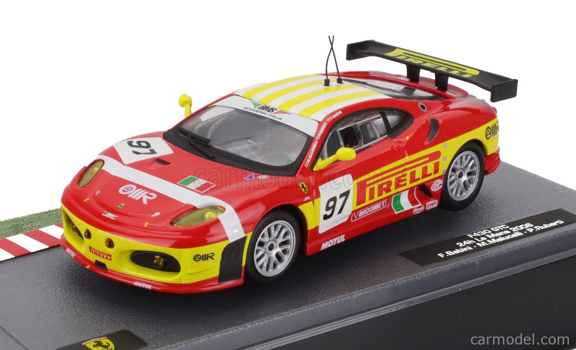 EDICOLA ABFRT004 Scale 1/43 | FERRARI F430GT 4.0L V8 TEAM BMS SCUDERIA ...