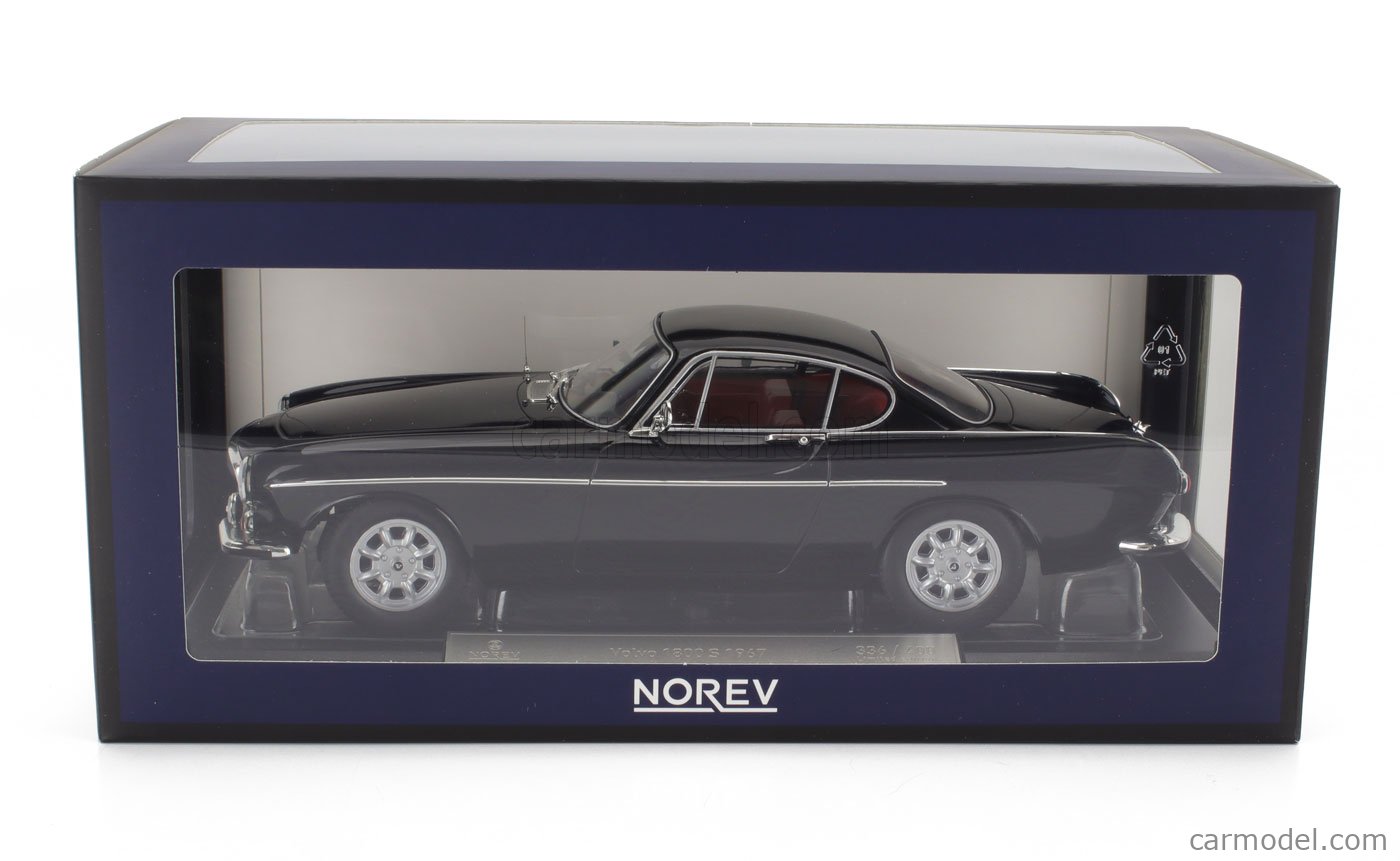 NOREV 188703 Scale 1/18 | VOLVO 1800S 1967 BLACK