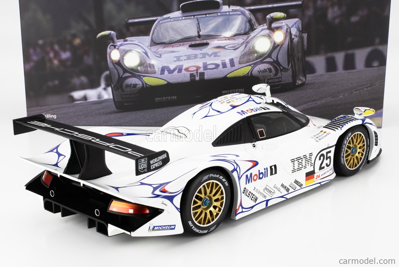 WERK83 W1200202 Escala 1/12 | PORSCHE 911 GT1-98 3.2L TURBO TEAM ...