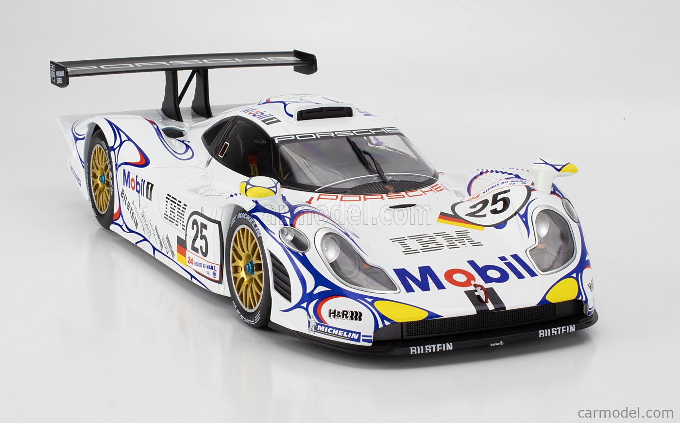 WERK83 W1200202 Scala 1/12 | PORSCHE 911 GT1-98 3.2L TURBO TEAM PORSCHE AG MOBIL-1 N 25 2nd 24h ...