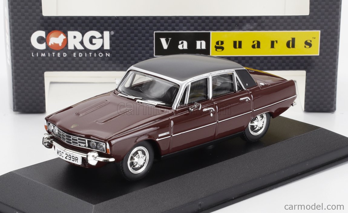 VANGUARDS VA06521 Scale 1/43 | ROVER P6 3500 V8 1967 RED BLACK