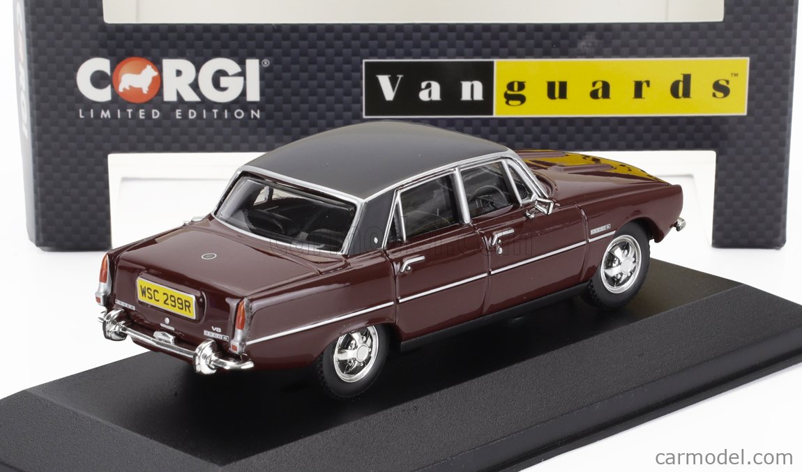 VANGUARDS VA06521 Scale 1/43 | ROVER P6 3500 V8 1967 RED BLACK