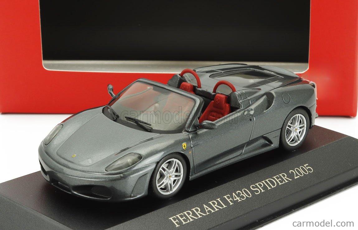 IXO-MODELS FER019 Scale 1/43 | FERRARI F430 SPIDER SILVER 2005 - DEFECT ...