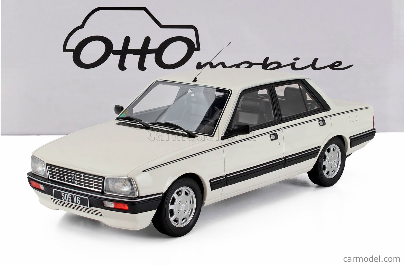 OTTO-MOBILE OT1297 Scale 1/18 | PEUGEOT 505 V6 1989 WHITE