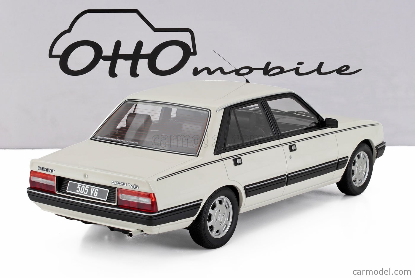 OTTO-MOBILE OT1297 Scale 1/18 | PEUGEOT 505 V6 1989 WHITE