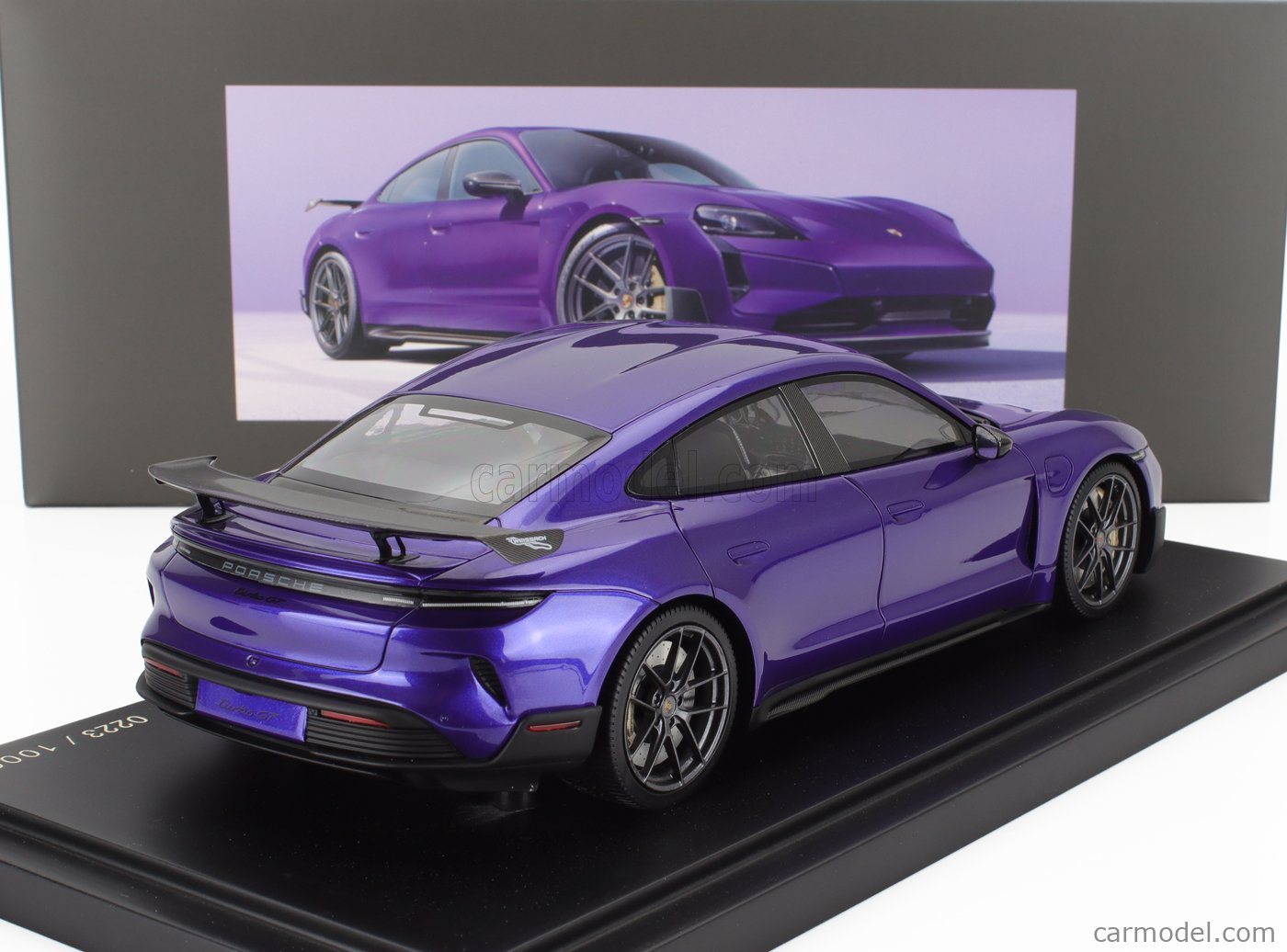 SPARK-MODEL WAP0211070STBE Scale 1/18 | PORSCHE TAYCAN TURBO GT (J1.2) WEISSACH PACKAGE 2024 ...