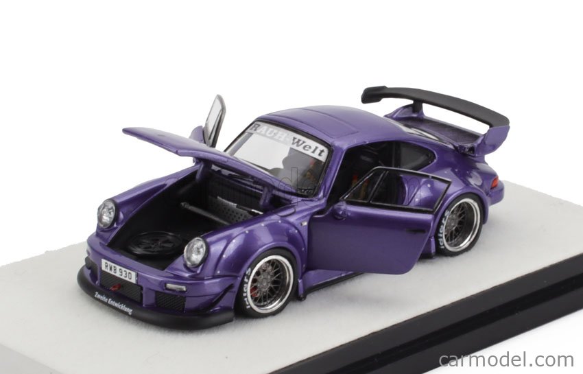 PEAKO 640207 Scale 1/64 | PORSCHE 911 930 RWB RAUH WELT COUPE 1973 PURPLE