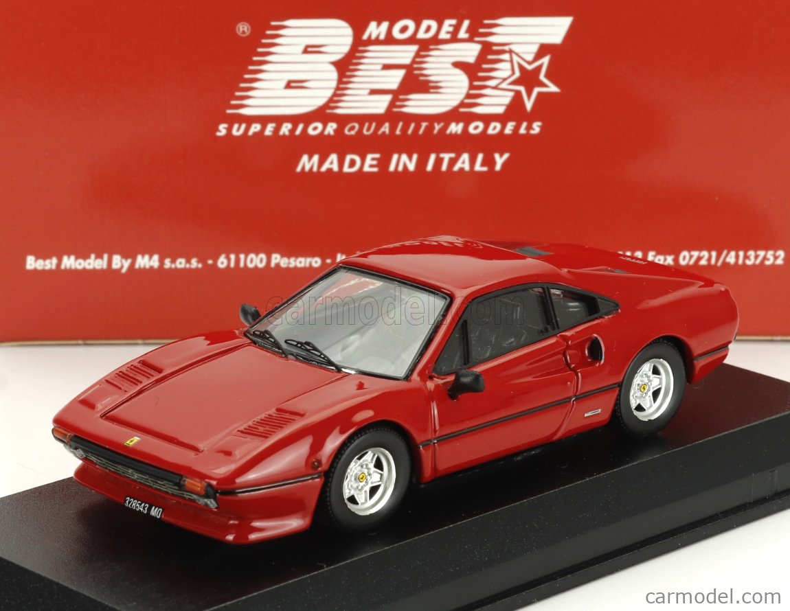 BEST-MODEL 9199 Scale 1/43 | FERRARI 308 GTB STRADALE 1975 RED