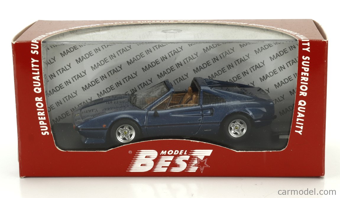 BEST-MODEL 9232 Scale 1/43 | FERRARI 308 GTS STRADALE 1978 BLUE MET