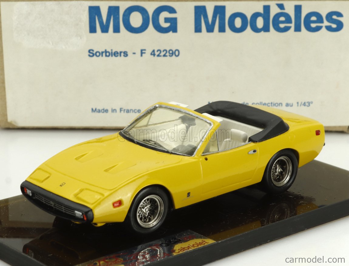 MOG MODELS 42290 Escala 1/43 | FERRARI 365 GTB4 CABRIOLET OPEN 1971 YELLOW