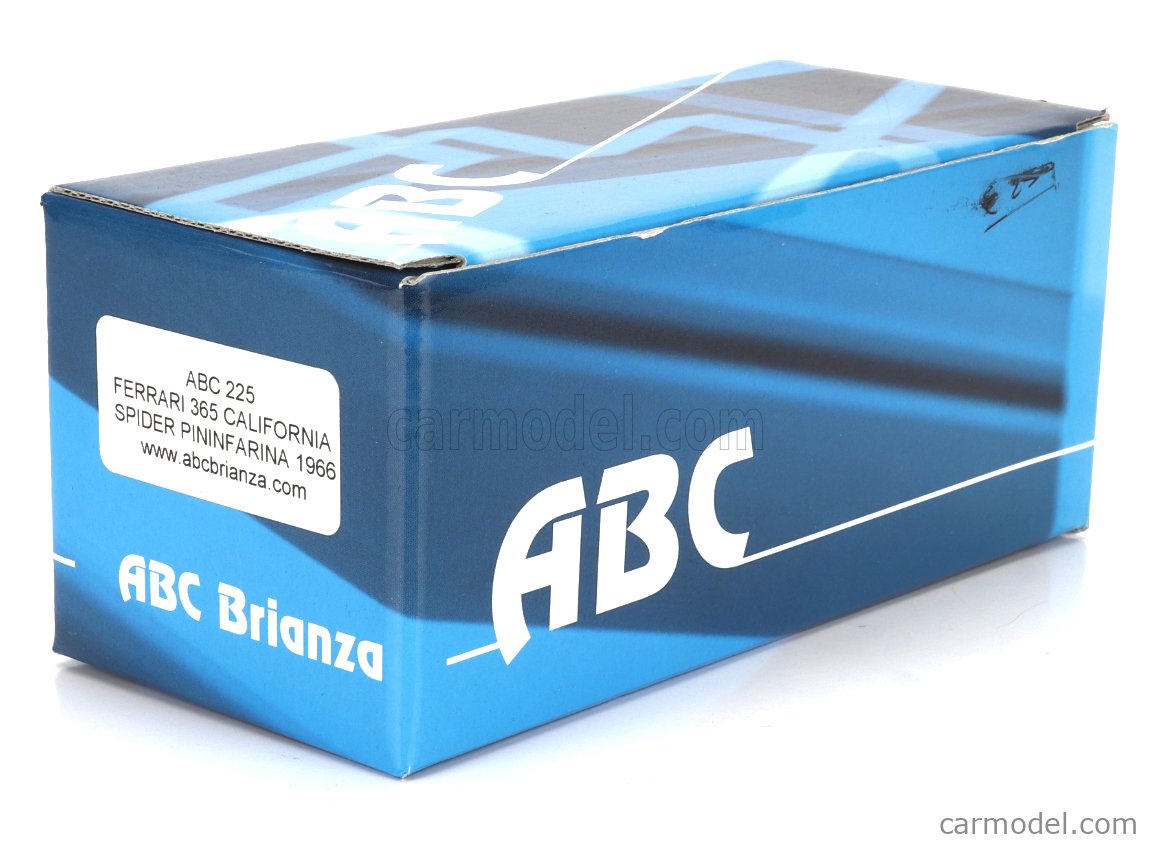 ABC ABC225 Scale 1/43 | FERRARI 365 CALIFORNIA PININFARINA CABRIOLET OPEN 1966 LIGHT BLUE MET