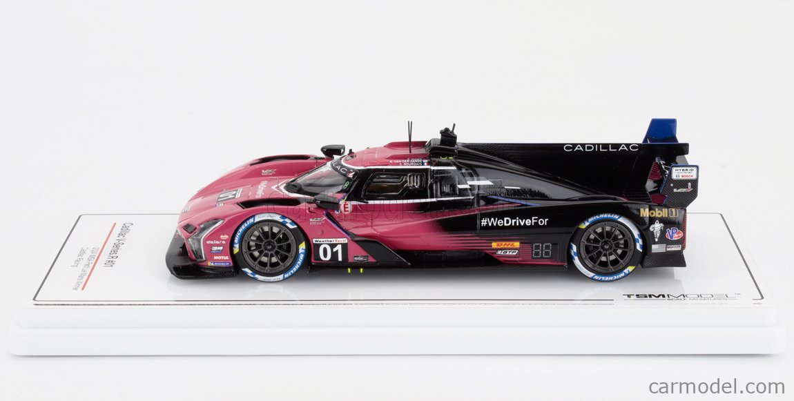 TRUESCALE TSM430837 Scale 1/43 | CADILLAC V-SERIES-R LMC55R 5.5L V8 TEAM CADILLAC RACING N 01 ...