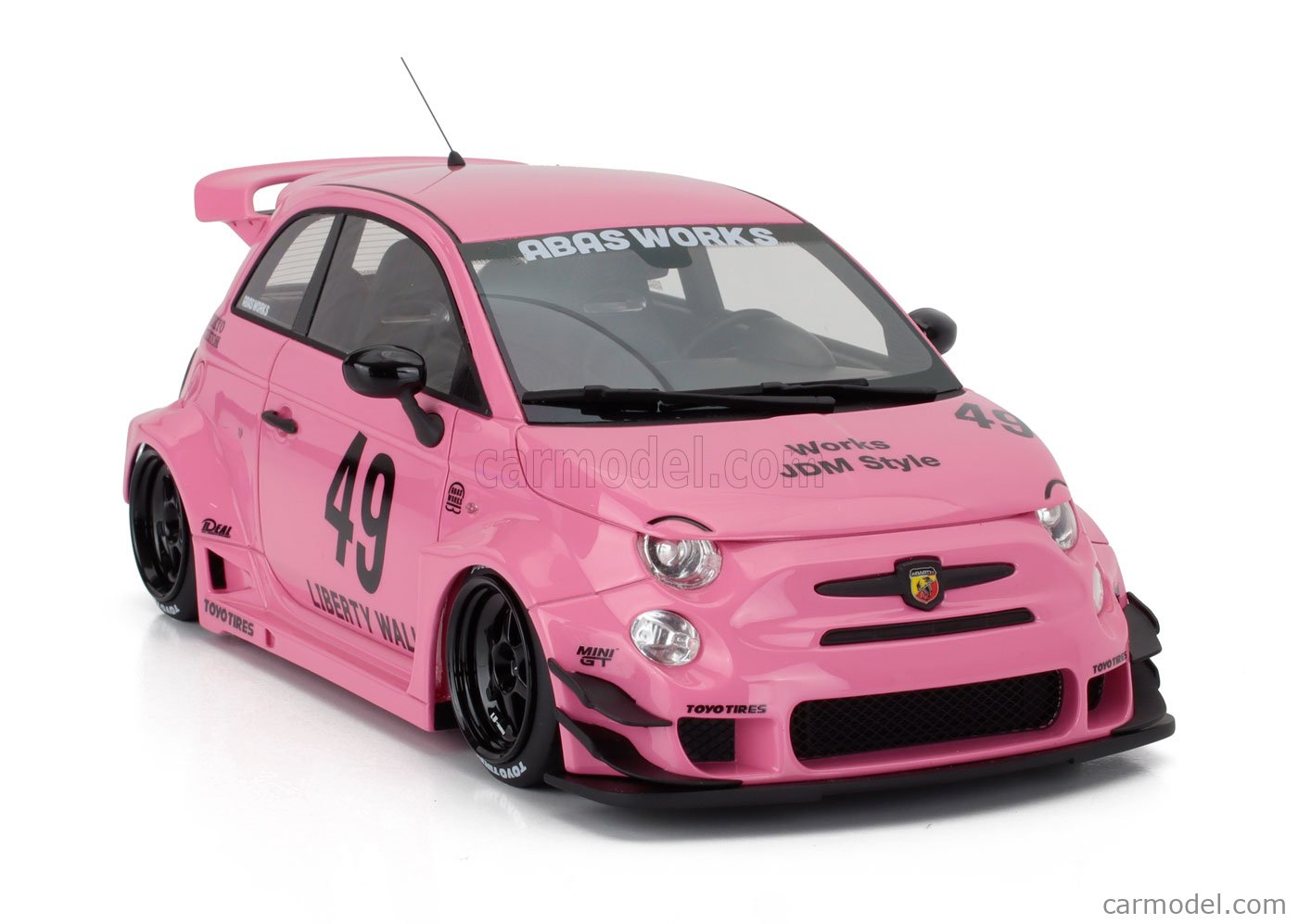 TRUESCALE TS0607 Escala 1/18 | FIAT NUOVA 500 ABARTH 595 LB WORKS N 49 ...