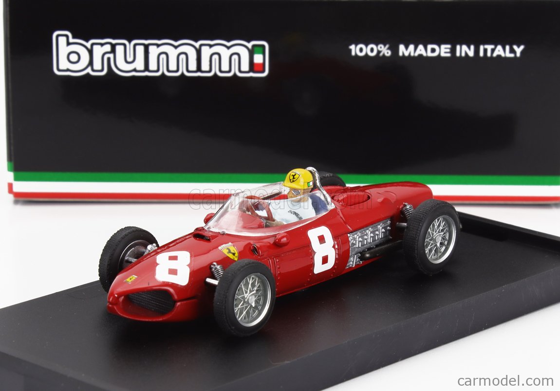 BRUMM R642-CH-UPD-2025 Scale 1/43 | FERRARI F1 156 N 8 ITALY MONZA ...