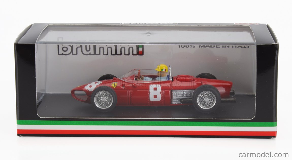 BRUMM R642-CH-UPD-2025 Scale 1/43 | FERRARI F1 156 N 8 ITALY MONZA ...