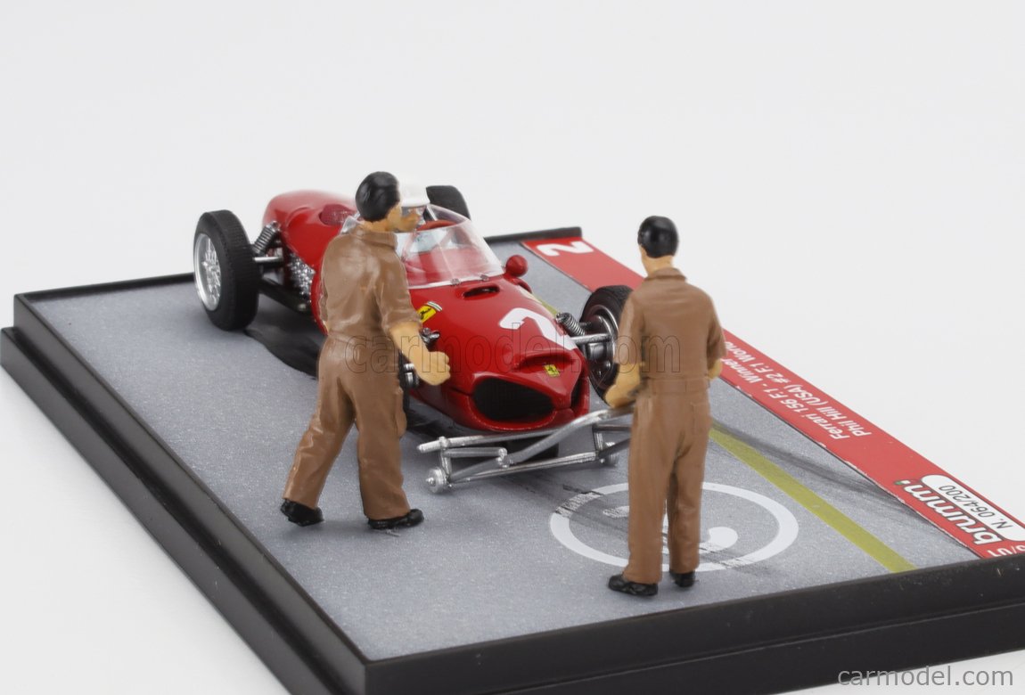 BRUMM PROM S25/01 Escala 1/43 | FERRARI F1 DIORAMA 156 N 2 WORLD ...