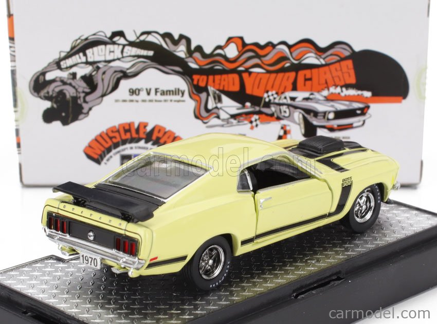 M2-MACHINES 32600-78 Scale 1/64 | FORD USA MUSTANG BOSS 302 COUPE 1970 ...