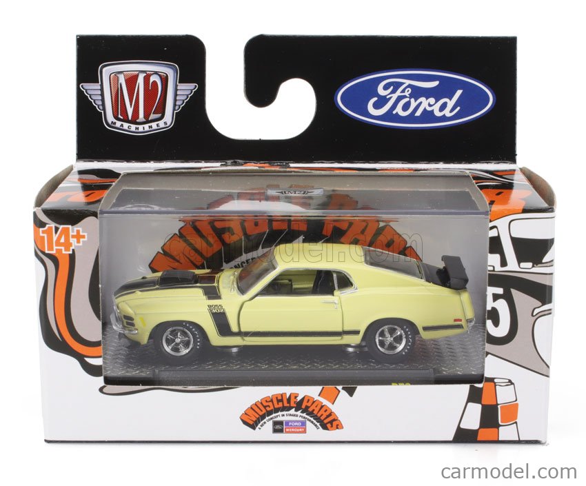 M2-MACHINES 32600-78 Scale 1/64 | FORD USA MUSTANG BOSS 302 COUPE 1970 ...