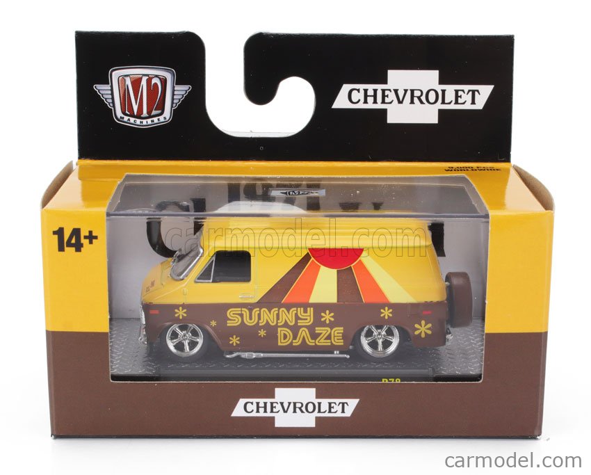 M2-MACHINES 32600-78 Scale 1/64 | CHEVROLET G-SERIES G-10 VAN SUNNY ...