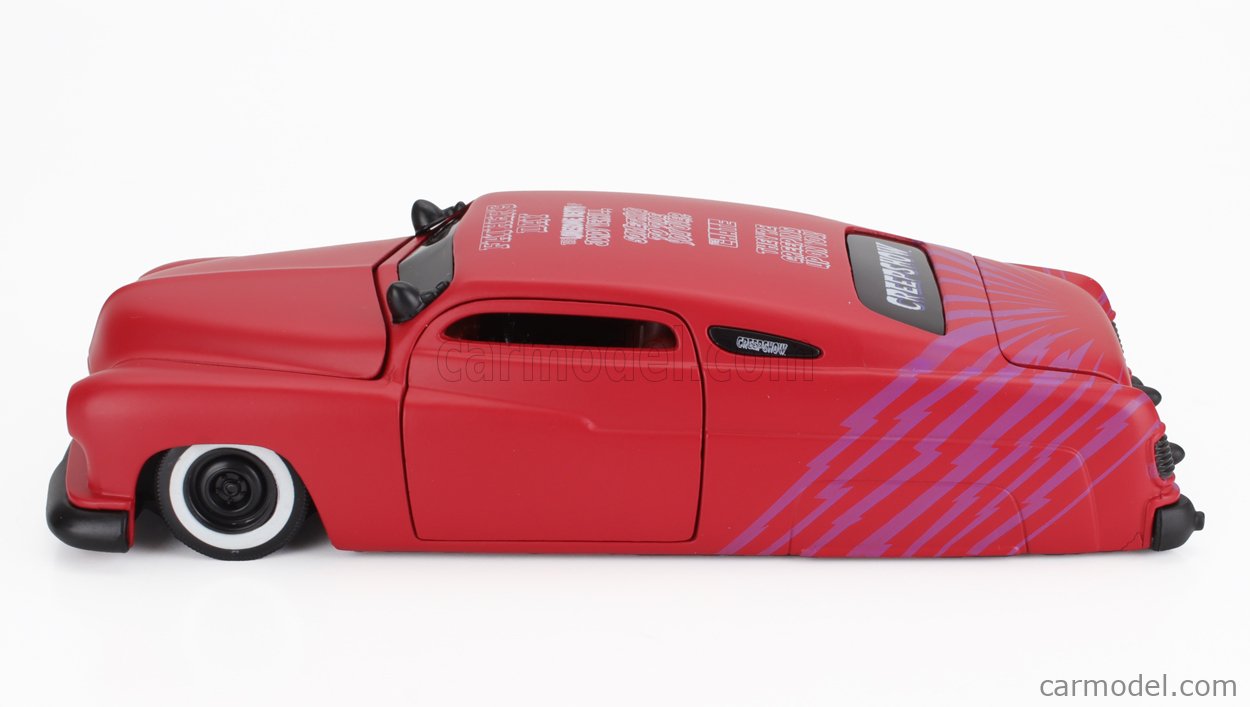 JADA 35426 Scale 1/24 | MERCURY CREEPSHOW WITH CREEP FIGURE 1951 MATT RED