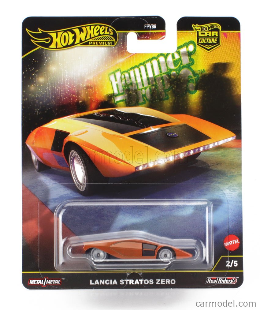 MATTEL HOT WHEELS FPY86-976F-HRW77 Scale 1/64 | LANCIA STRATOS ZERO ...