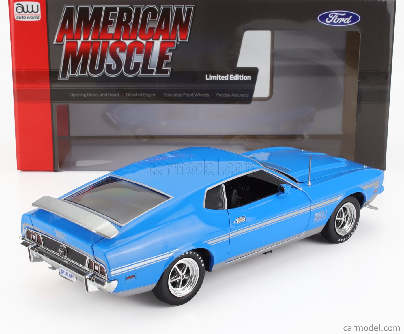 AUTOWORLD AMM1314/06 Scale 1/18 | FORD USA MUSTANG MACH-1 COUPE 1972 ...