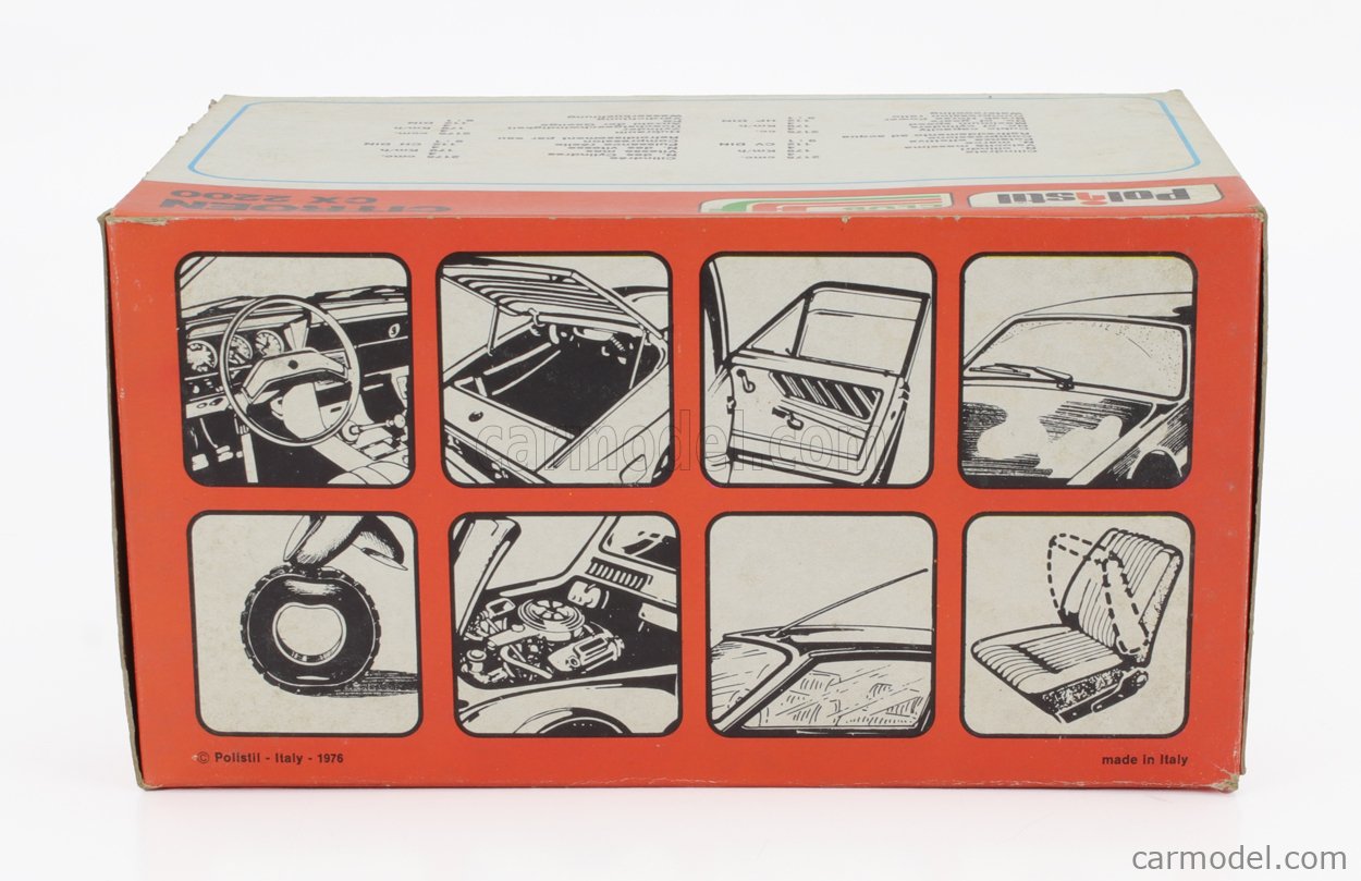 POLITOYS POLISTIL S38 Scale 1/25 | CITROEN CX 2200 1974 - SERIE-1 CON MANIGLIE SU PORTIERE BLUE MET