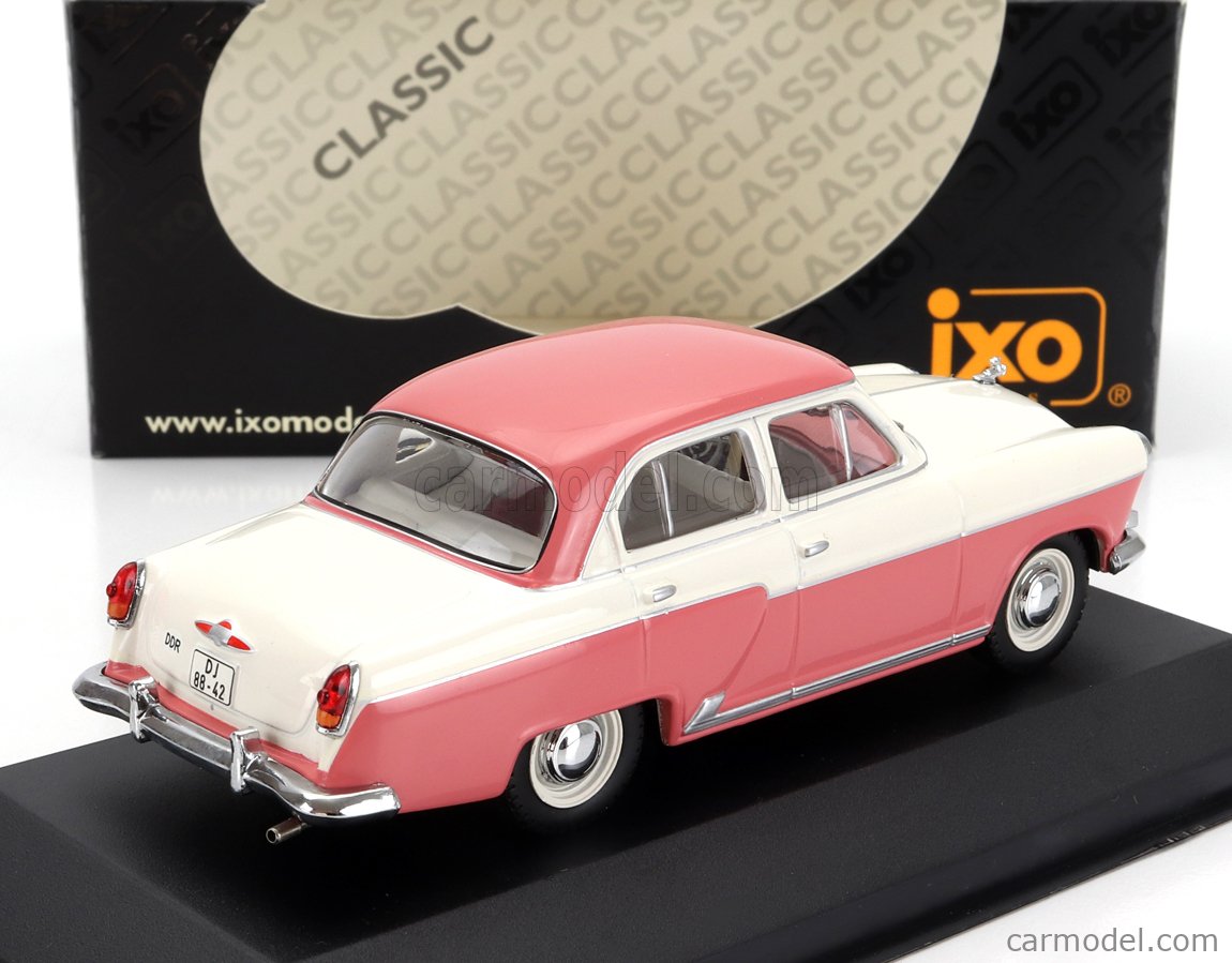 IXO-MODELS CLC088 Escala 1/43 | GAZ VOLGA M21 1958 WHITE PINK