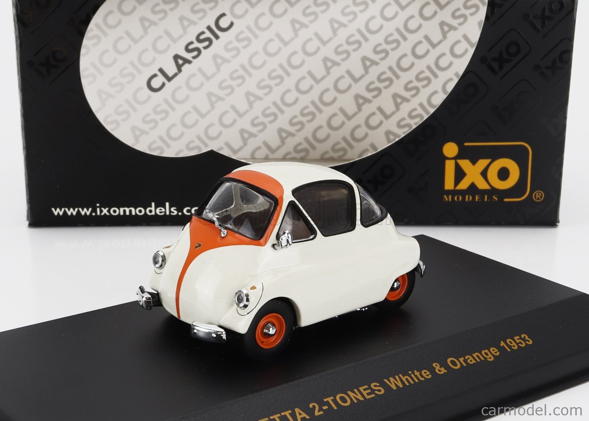 IXO-MODELS CLC067 Escala 1/43 | ISO ISETTA 1953 WHITE ORANGE