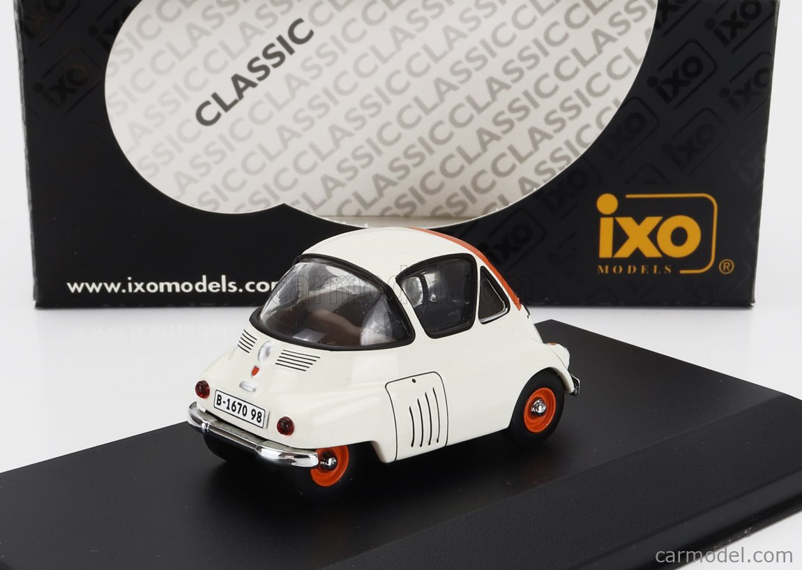IXO-MODELS CLC067 Escala 1/43 | ISO ISETTA 1953 WHITE ORANGE