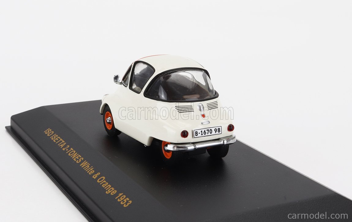 IXO-MODELS CLC067 Escala 1/43 | ISO ISETTA 1953 WHITE ORANGE