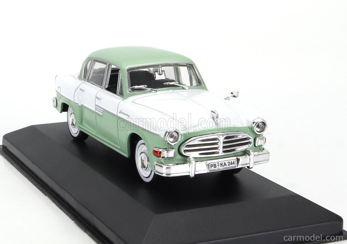 WHITEBOX WB072-195268 Scale 1/43 | SACHSENRING P240 1958 WHITE GREEN