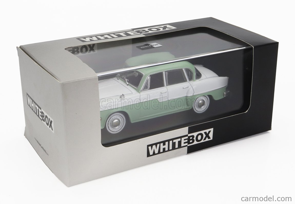 WHITEBOX WB072-195268 Scale 1/43 | SACHSENRING P240 1958 WHITE GREEN
